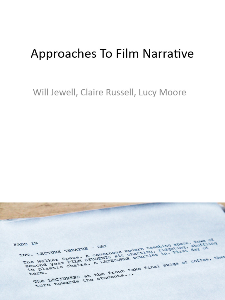 Approaches To Narrative - Intro Sessionv3 | PDF | Narrative | Essays
