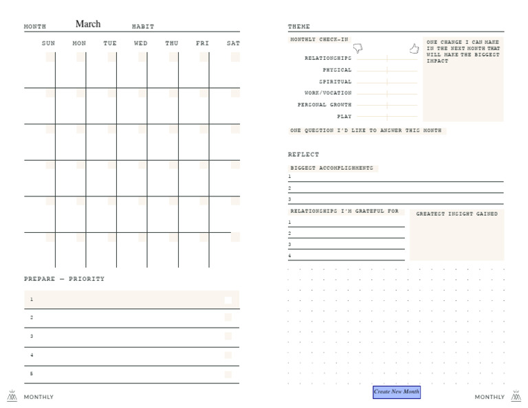 monk_manual_journal_Monthly_Fillable | PDF