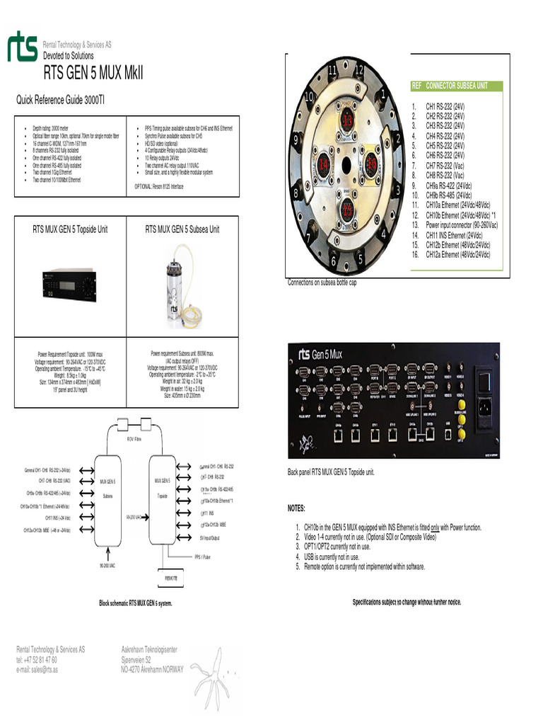 Subsea Communication System Guide | PDF | Data Transmission | Physical ...