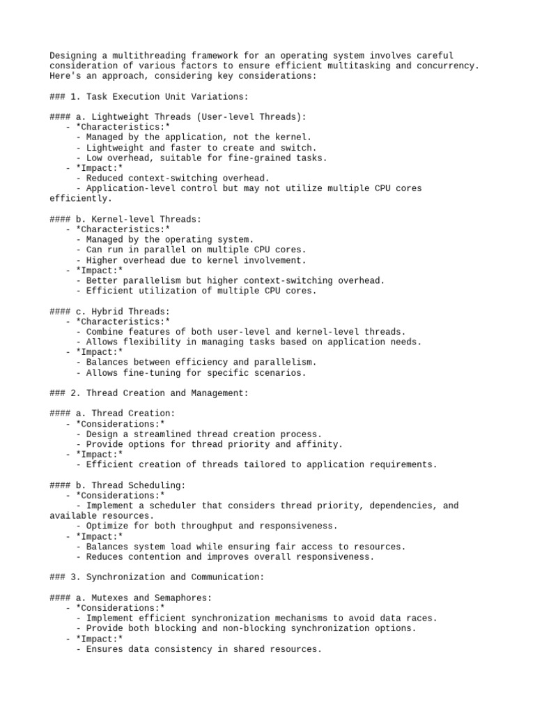 Multithreading | PDF | Thread (Computing) | Multi Core Processor Multithreading | PDF | Thread (Computing) | Multi Core Processor
