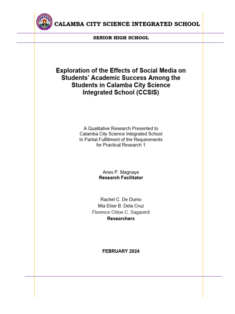 PR1 - Chapter - 1-DE DUMO - DELA CRUZ - SAGAOINIT | Download Free PDF ...