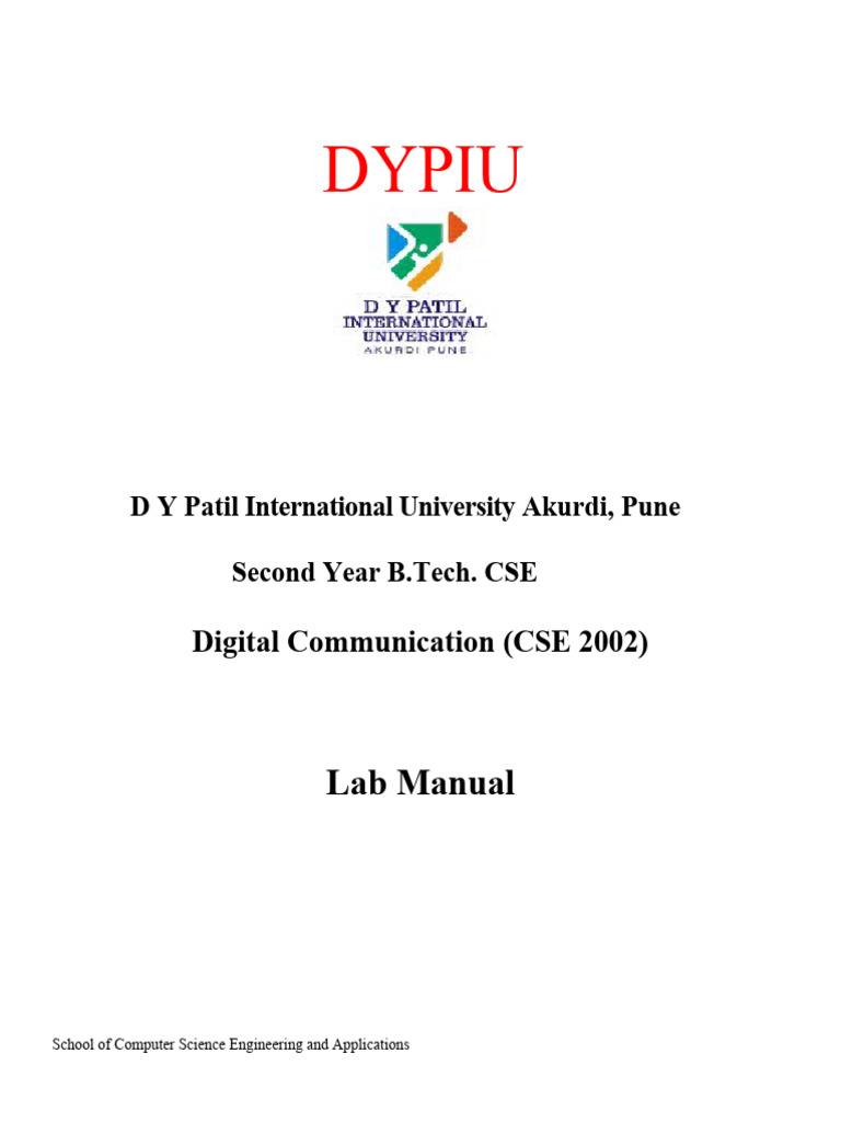 DC Lab Manual | PDF | Sampling (Signal Processing) | Modulation