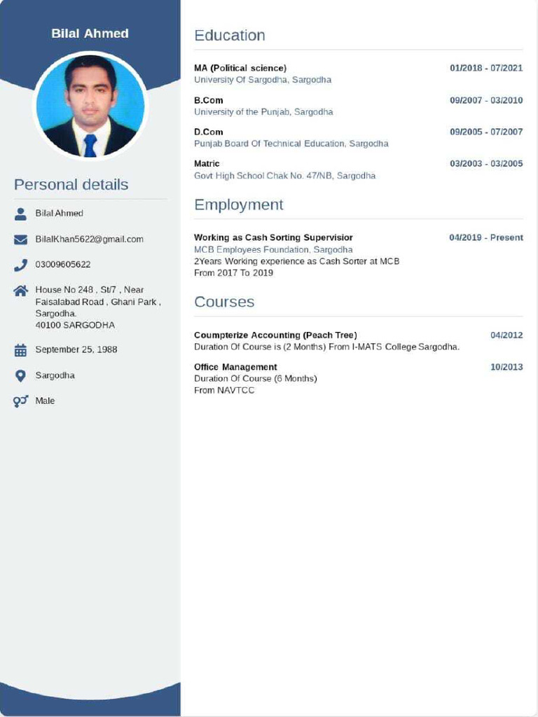 Bilal Resume .Updated | PDF