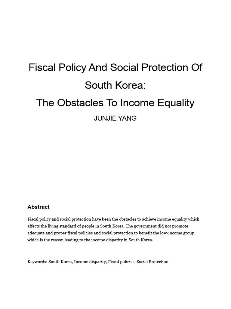 Junjie Yang Paper | PDF | Poverty & Homelessness | Discrimination & Race Relations
