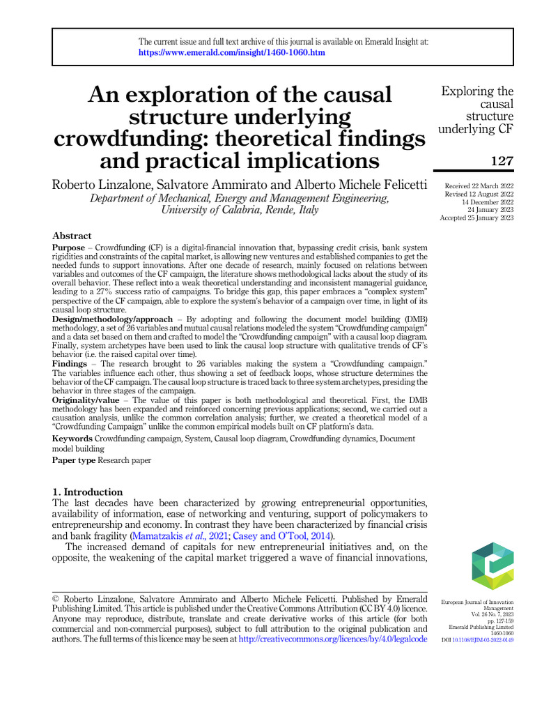 10 1108 - Ejim 03 2022 0149 | PDF | System | Positive Feedback