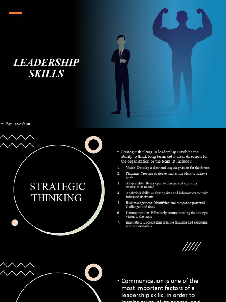 Leadership Skills Jayeshnu Pps | PDF | Leadership | Goal