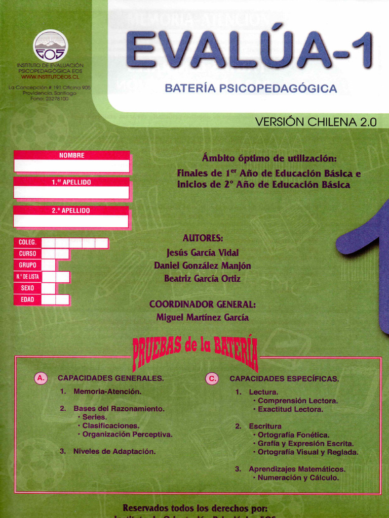 Evalua 1 | PDF