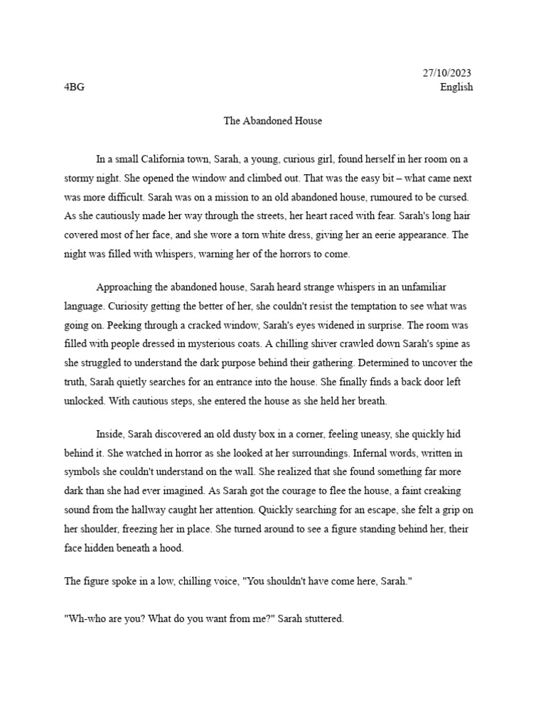 English story | PDF | Curiosity