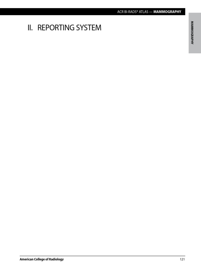 02 BIRADS Mammography Reporting | PDF | Mammography | Breast Cancer