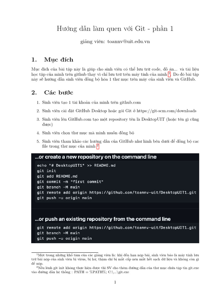 SS004 - Git - 1 | PDF