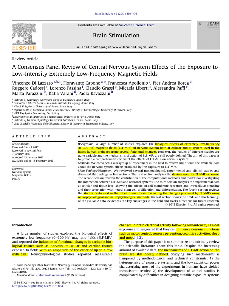 A Consensus Panel Review of Central Nervous System Effects of the ...