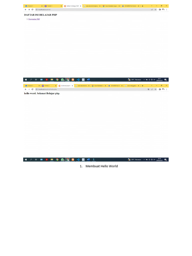 Membuat Hello World | PDF | Komputer