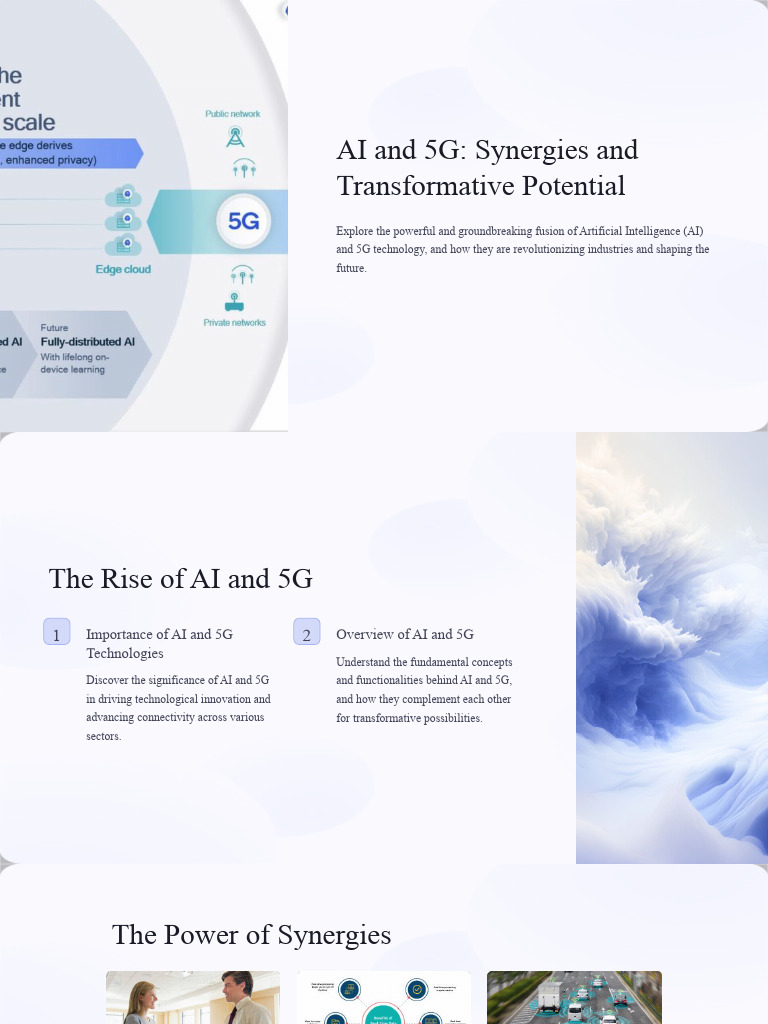 AI and 5G Synergies and Transformative Potential | PDF | Artificial ...