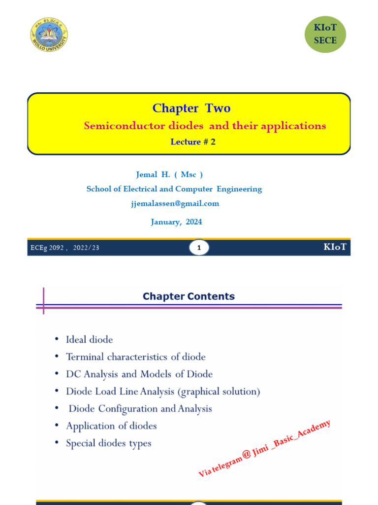 A.electronics Chapter TWO | PDF