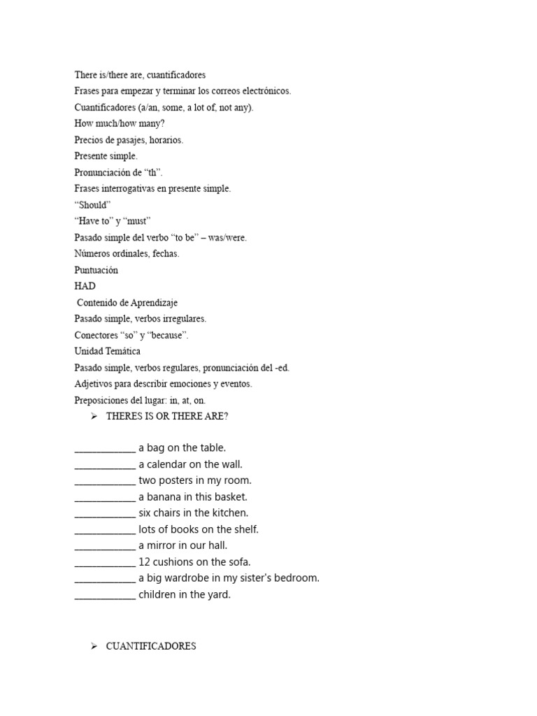 Repaso Nivel 2 | PDF