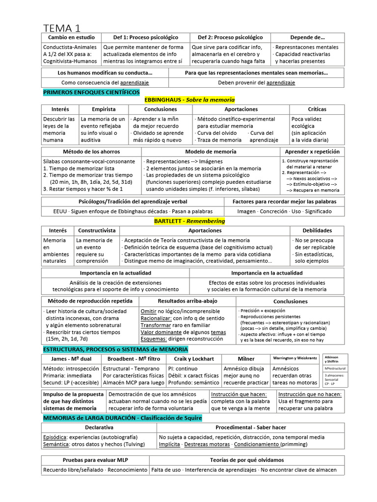 Tema 1 Memoria Mío | PDF