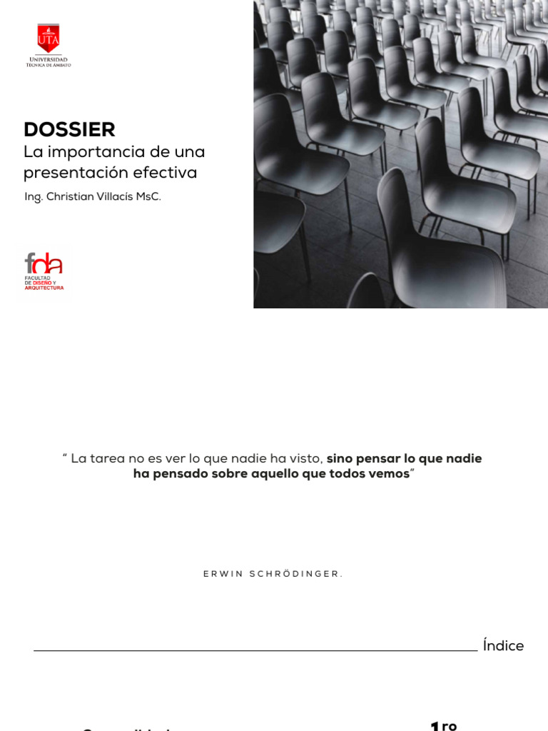 002 Presentación - Dossier La Importancia de Una Presentación Efectiva | PDF