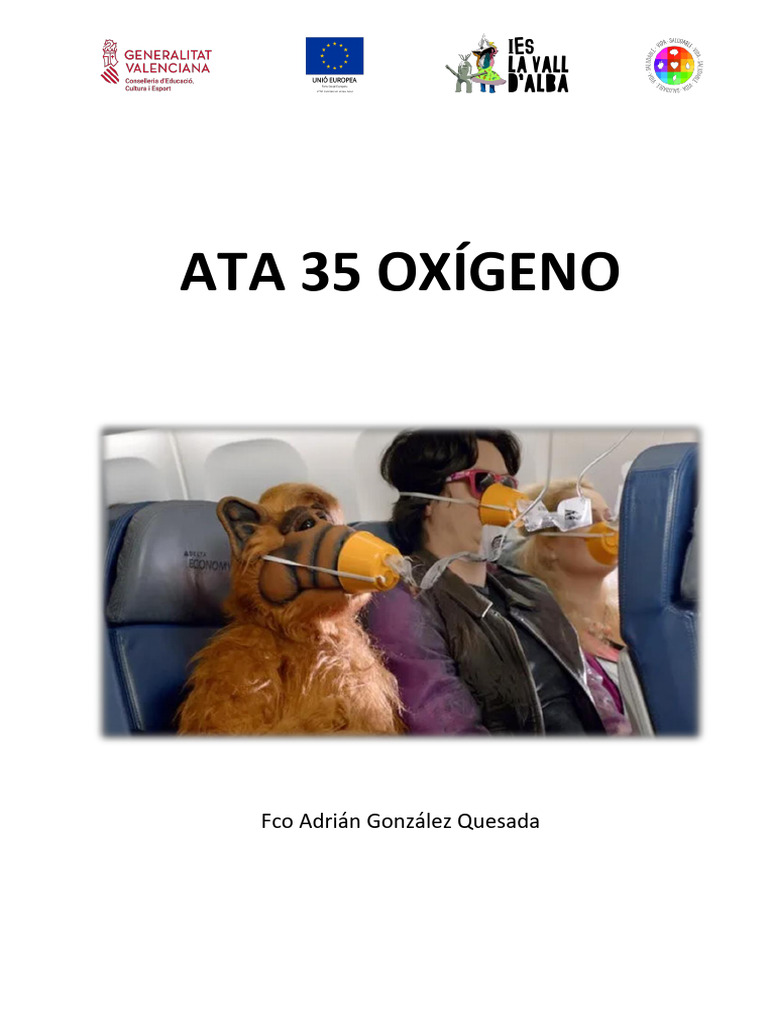 ATA 35 OXIGENO 2023-2024 Teoria | PDF | Combustión | Oxígeno