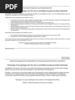 MARPOL Annex V - Poster PDF | PDF | Sea | Waste Management