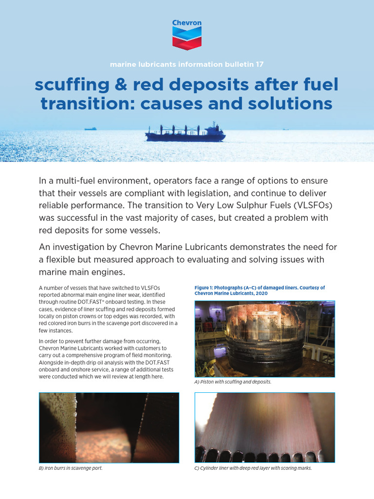 17 Scuffing and Red Deposits After Fuel Transition | PDF | X Ray ...
