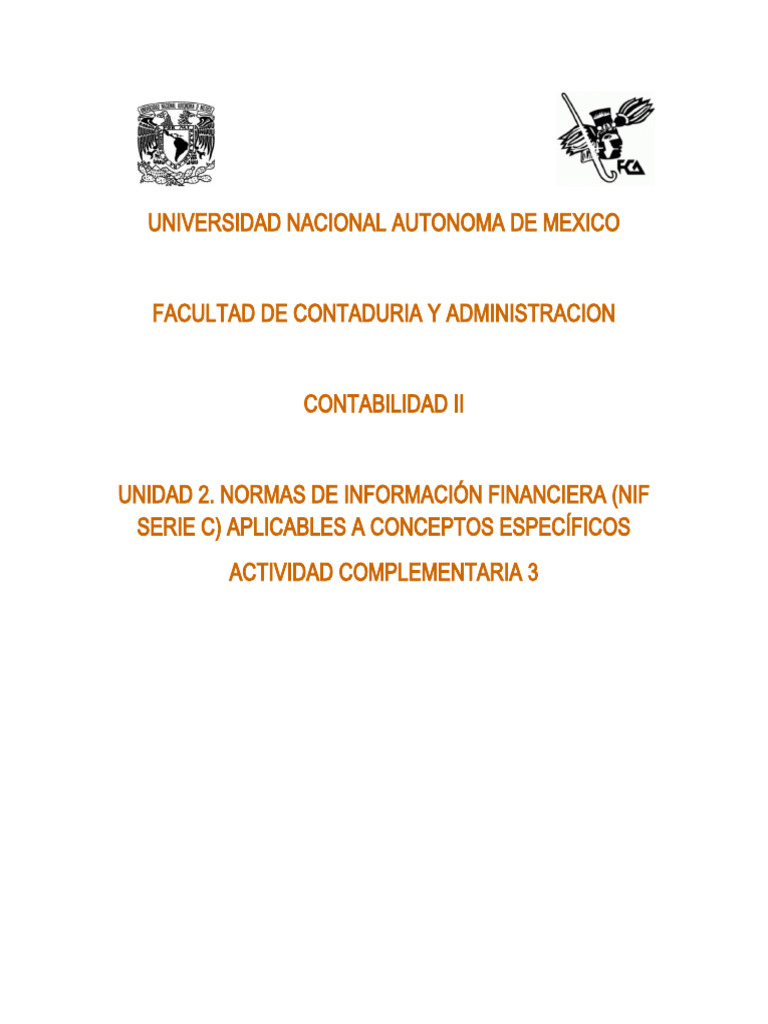 Actividad Complementaria 3 Unidad 2 | PDF | Contabilidad | Depreciación