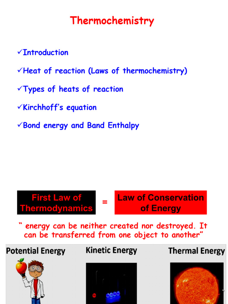 Thermochemistry | PDF