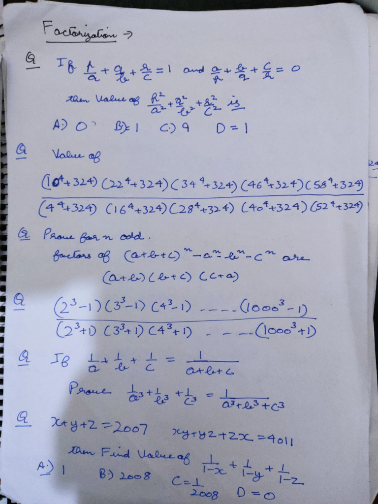 Factor Ization | PDF