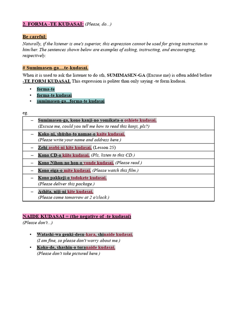 6 Te Kudasai Naide Kudasai Pdf