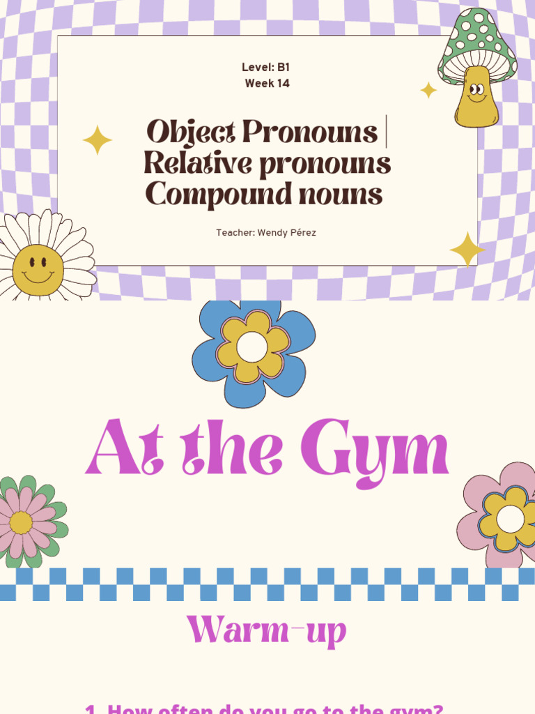 Gym Vocabulary and Grammar Guide | PDF | Linguistics | Physical Fitness