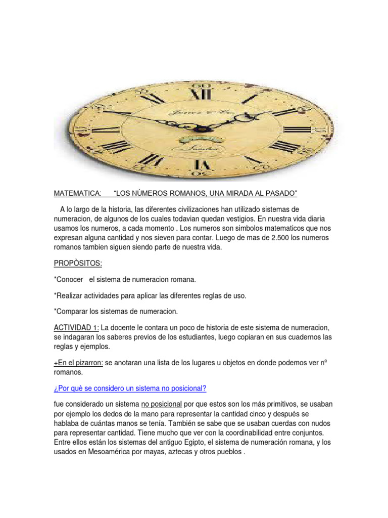 MTM - 5° - Numeros-Romanos | PDF | Temblores | Placas tectónicas