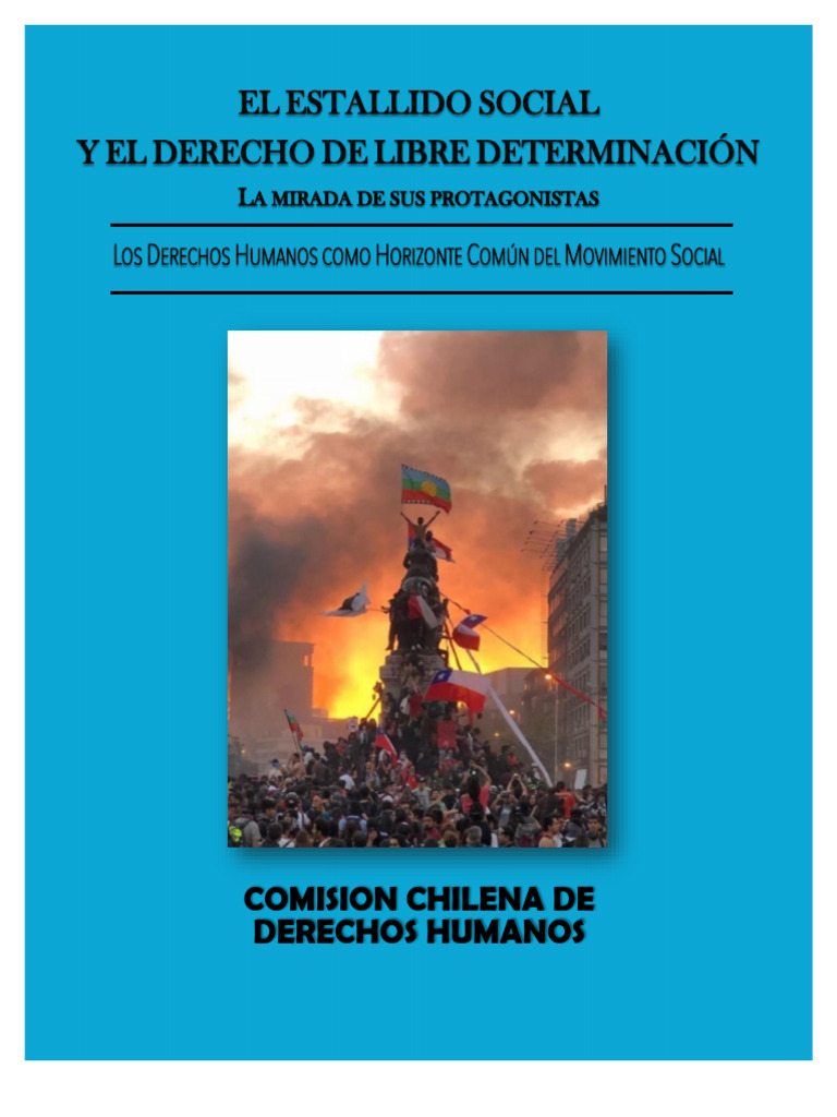 Estallido Social y El Derecho de Libre Determinacion Comision Chilena ...