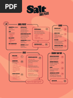 Kota Joe Menu 2025 | PDF | Hamburgers | French Fries