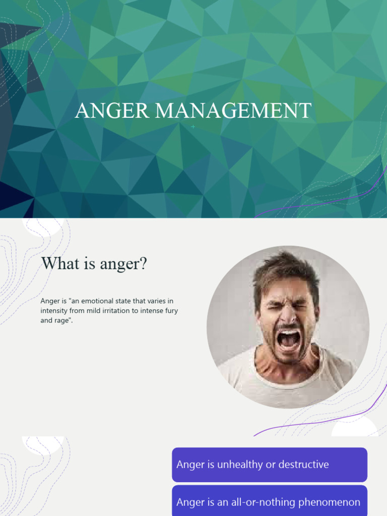 Anger Management | PDF | Anger | Emotions