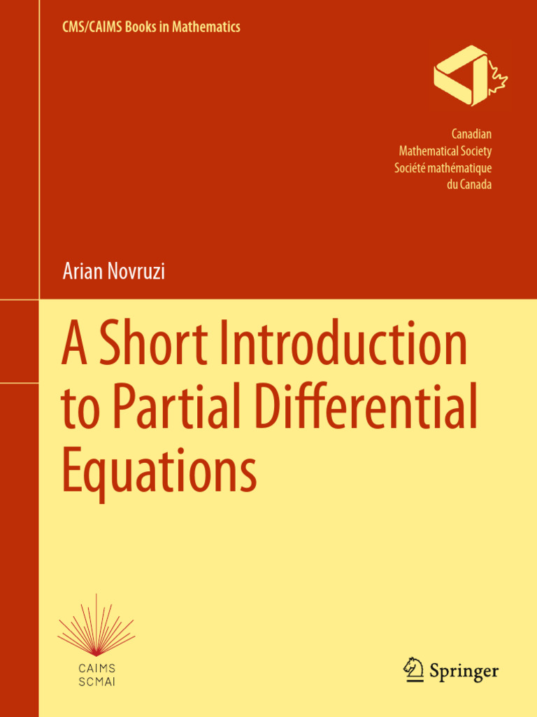 (CMS - CAIMS Books in Mathematics 11) Arian Novruzi - A Short ...