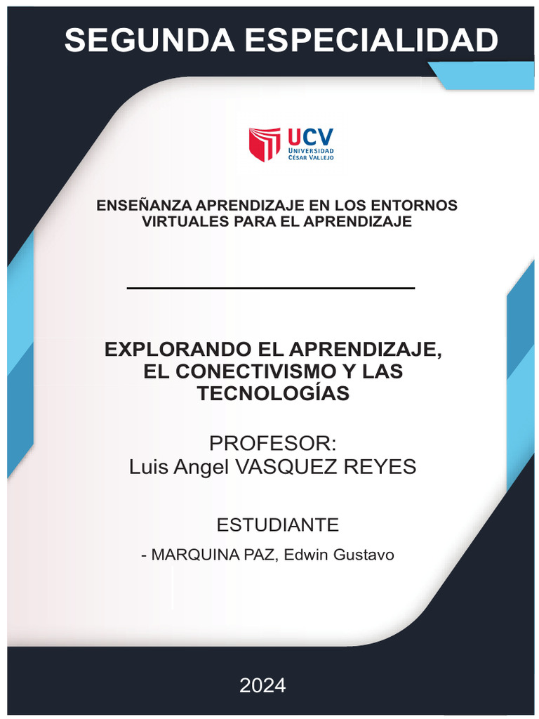 Conectivismo y Aprendizaje Virtual | PDF | Aprendizaje | Comunicación humana
