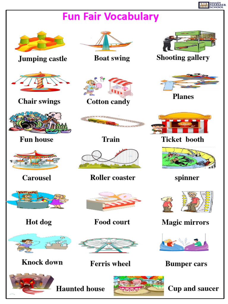 Fun Fair Vocabulary | PDF