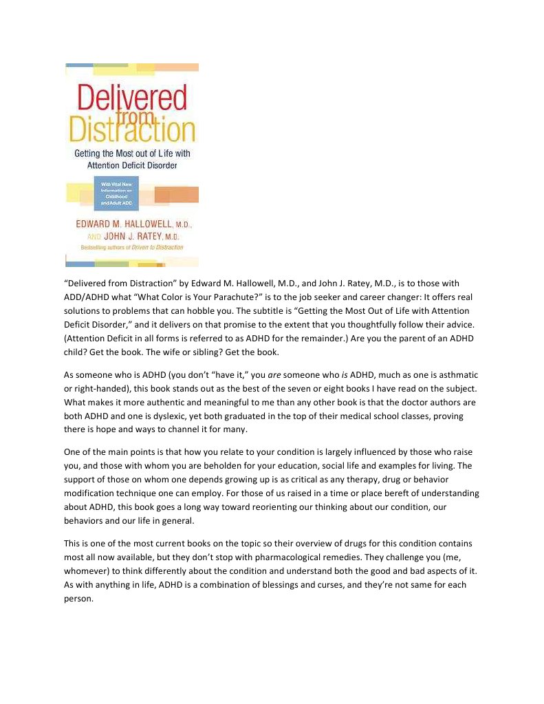 Delivered from Distraction Overview | PDF