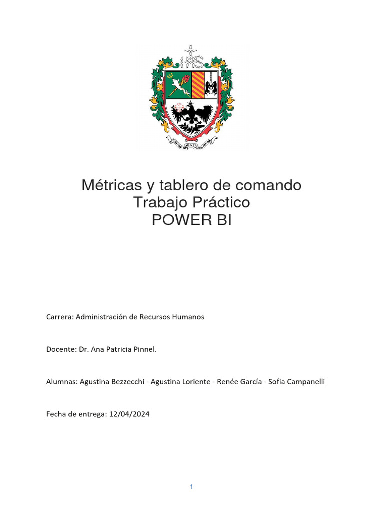 TP Grupal - Power BI - Grupo 1 - 2024 | Descargar gratis PDF | Aplicación movil | Computación en ...