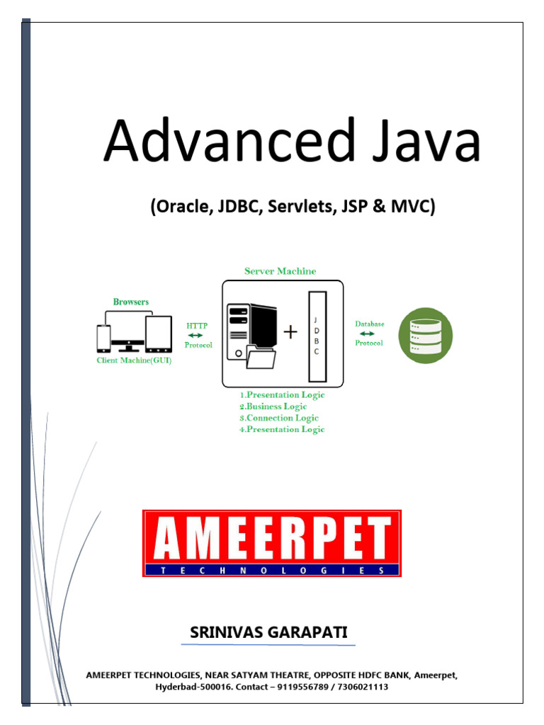 Advance Java Material | PDF | Sql | Computer Data