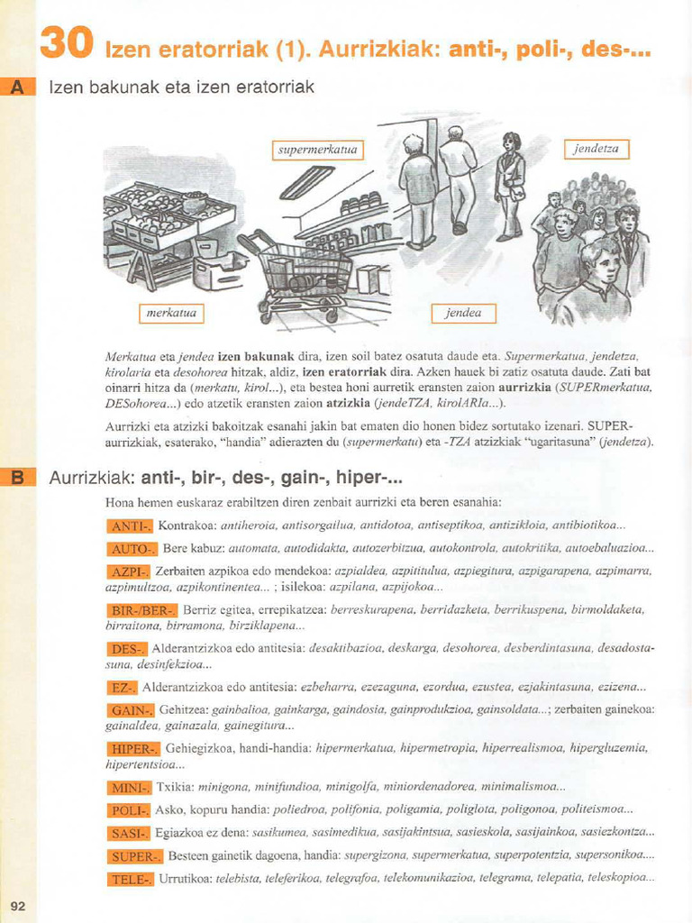 Atzizkiak Eta Aurrrezkiak | PDF