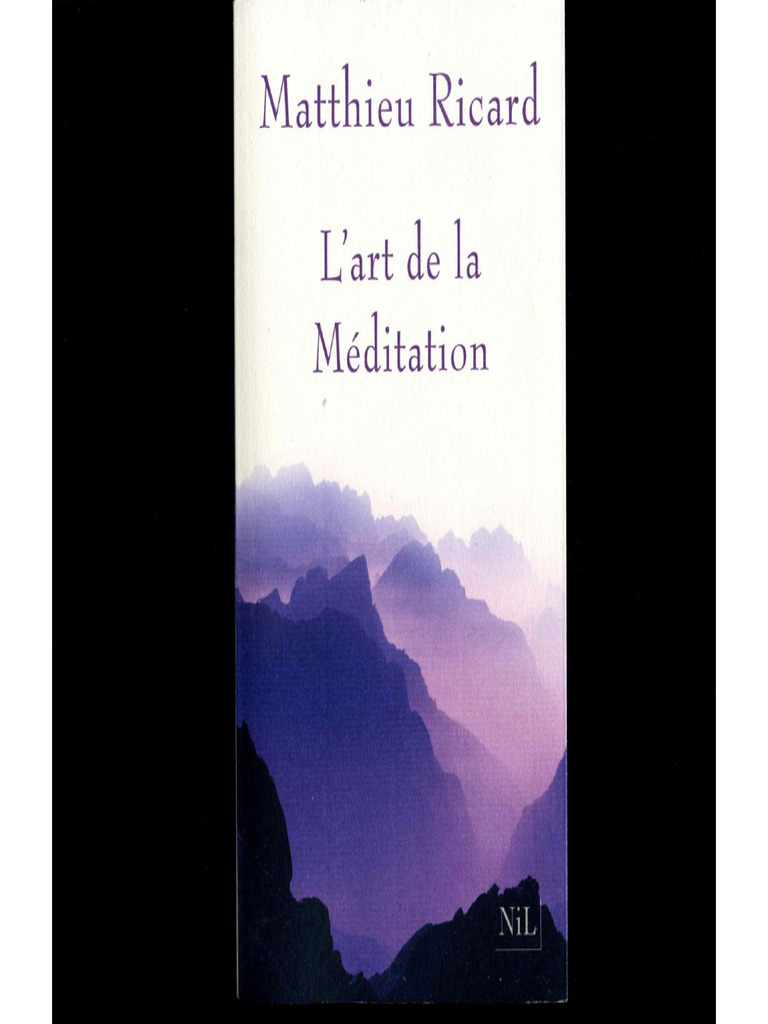Lart de La Méditation Mathieu Ricard | PDF