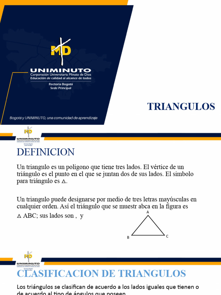 Triangulos Parte 1 | PDF | Triángulo | Geometría del plano euclidiano