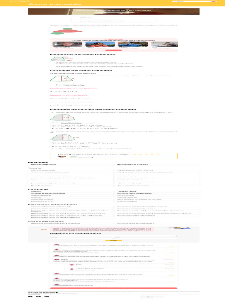 Qué es un cono truncado | PDF | Volumen | Politopos