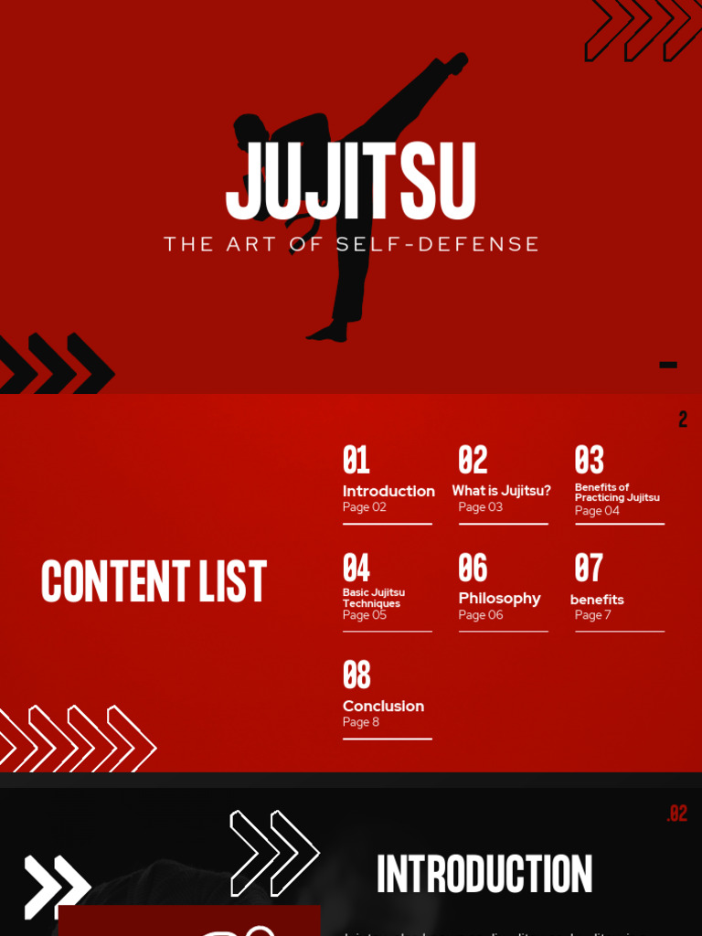 Ju-Jitsu Presentation | PDF | Jujutsu