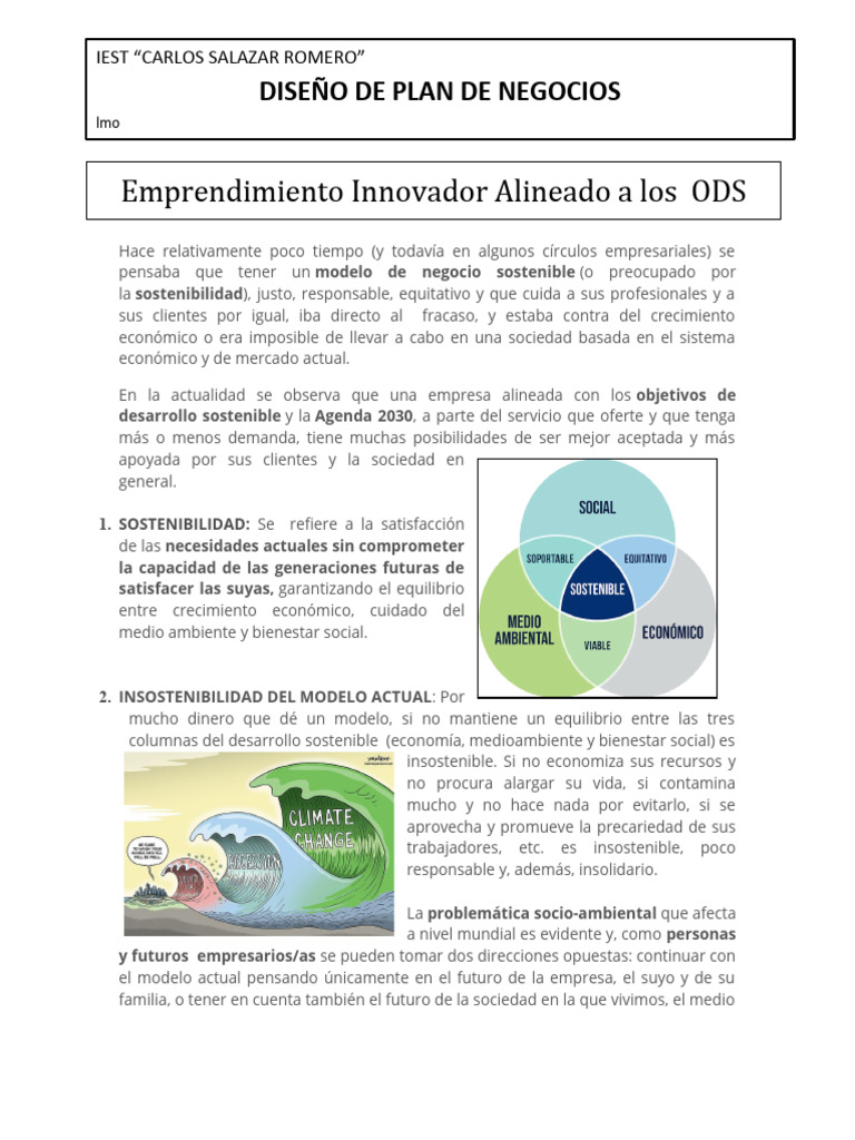 Separata 1 | PDF | Sustentabilidad | Desarrollo sostenible