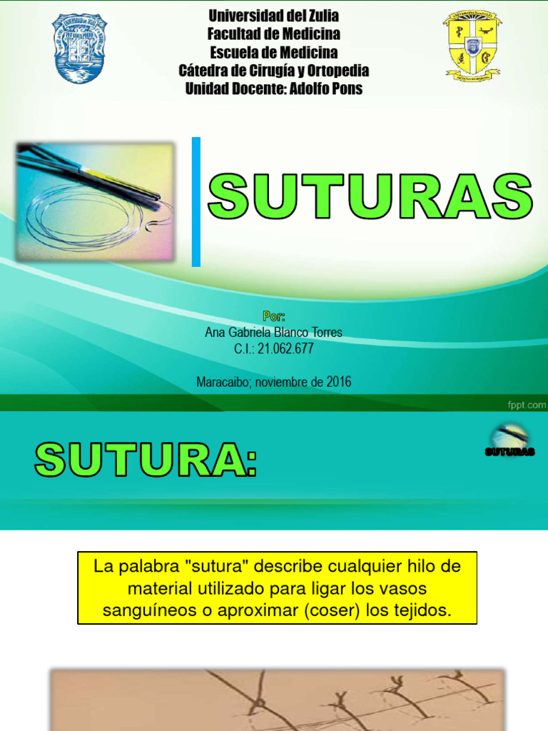 Guía Completa de Técnicas de Sutura | PDF | Sutura Quirúrgica