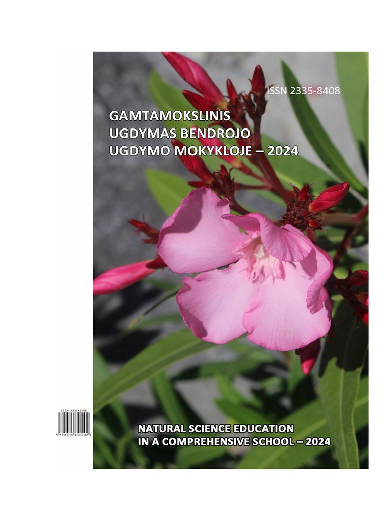 Gamtamokslinis Ugdymas Bendrojo Ugdymo Mokykloje - 2024 / Natural ...