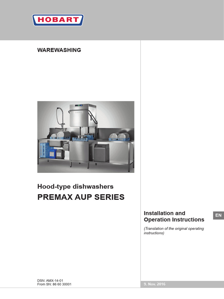 H WW Op-Manual AMX-14-01-AUP en UK 1116 | PDF