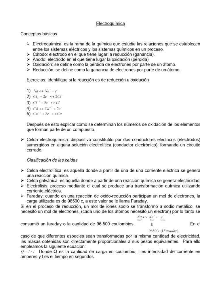 Óxido Reducción | Descargar gratis PDF | Redox | Electrodo