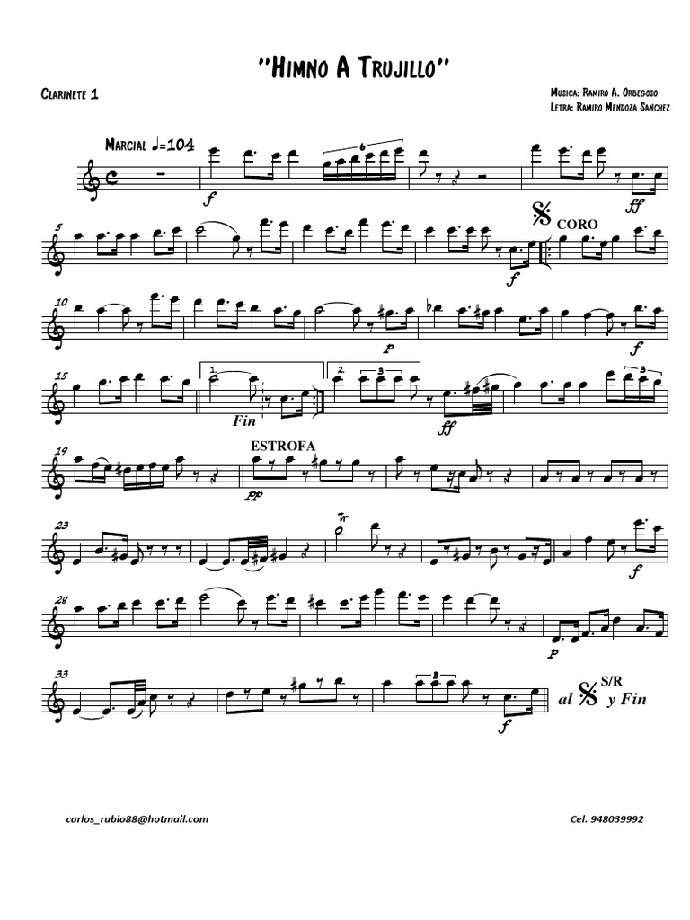 Himno A Trujillo | PDF